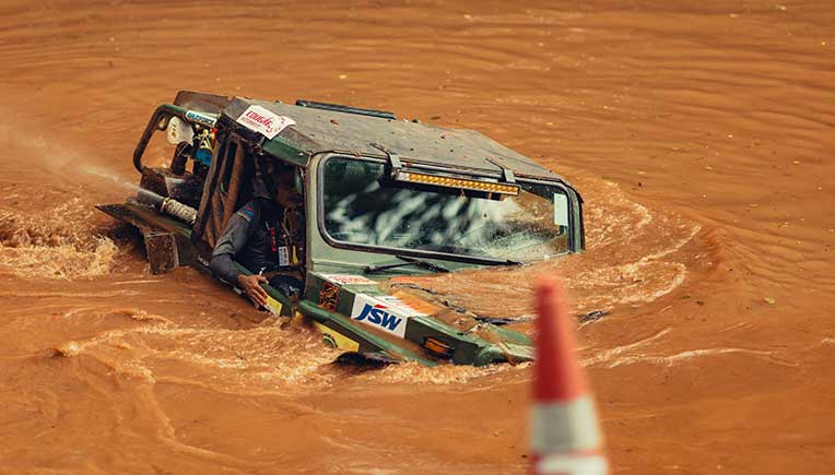 Chow Ujjal Namshum, co-driver Chethan Chengappa lead at RFC India '25